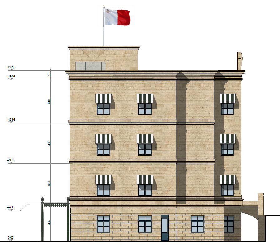 Evans Building Valletta – BIM Direction